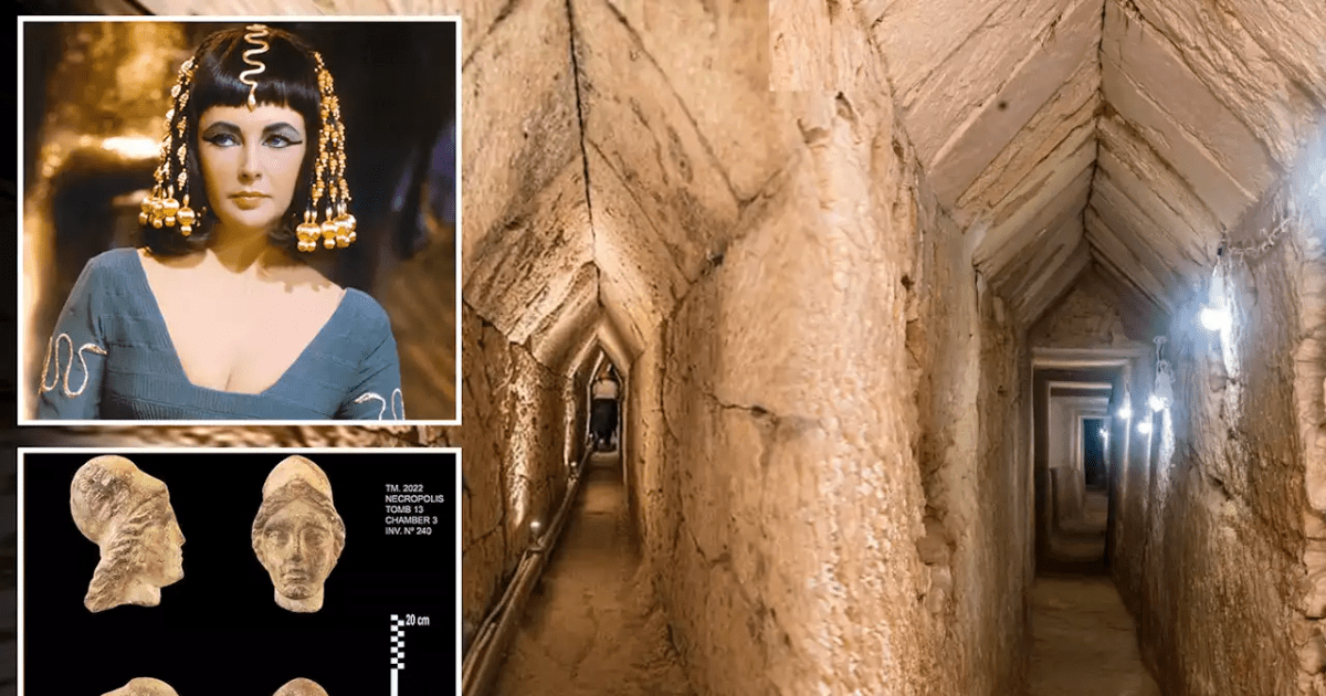Tunnel under Egypt could lead to Cleopatra's tomb
